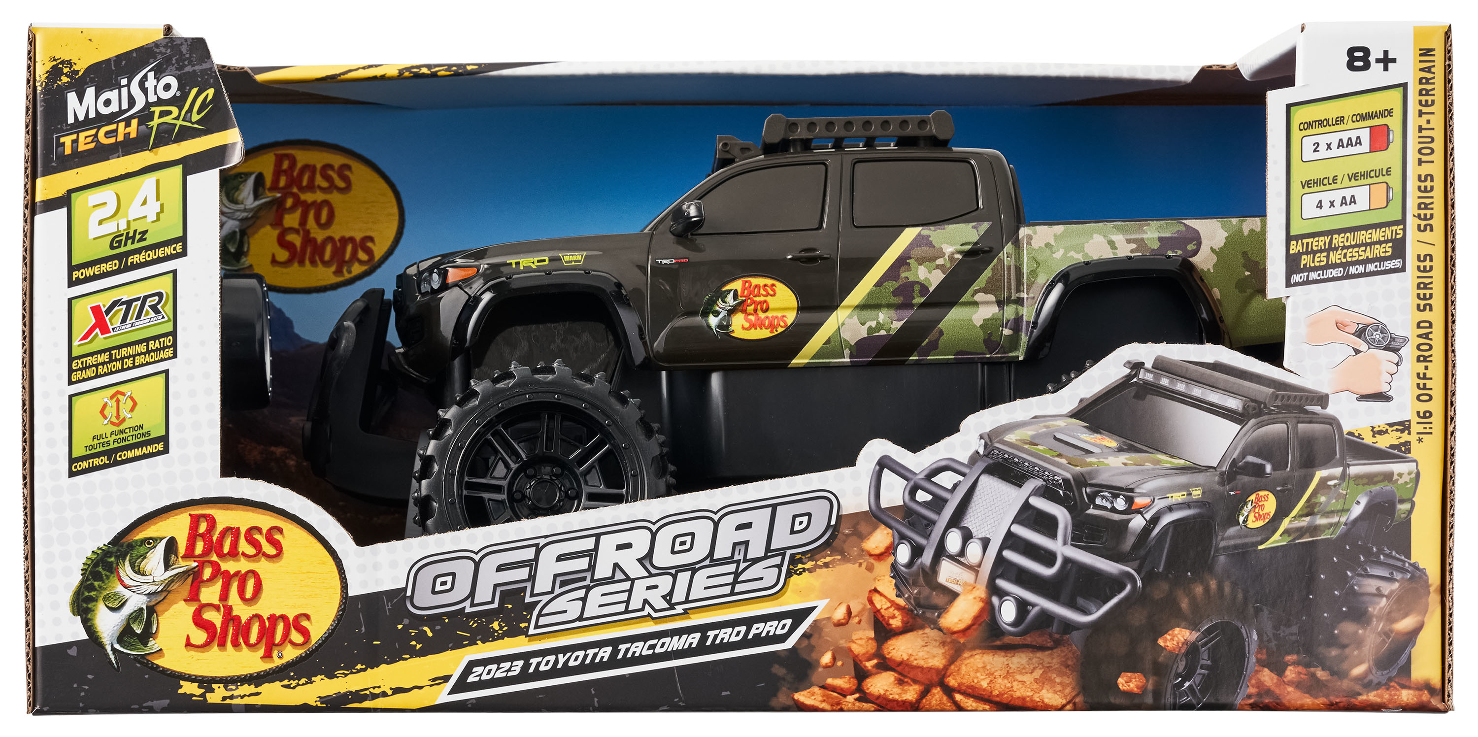 Bass Pro Shops® Off-Road Series Toyota® Tacoma® 1:16 Remote-Control ...